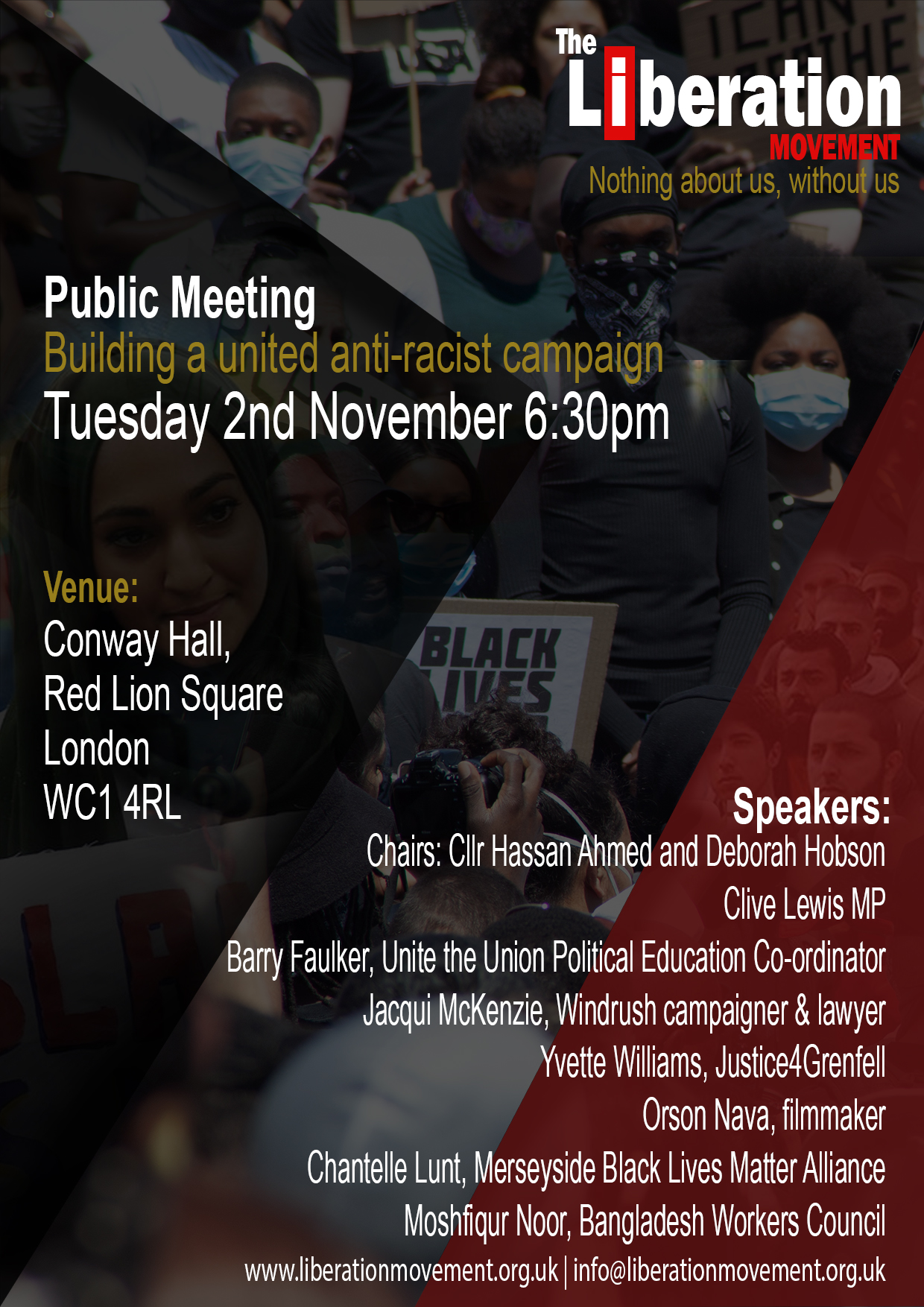 The Liberation Movement – Nothing about us, without us.