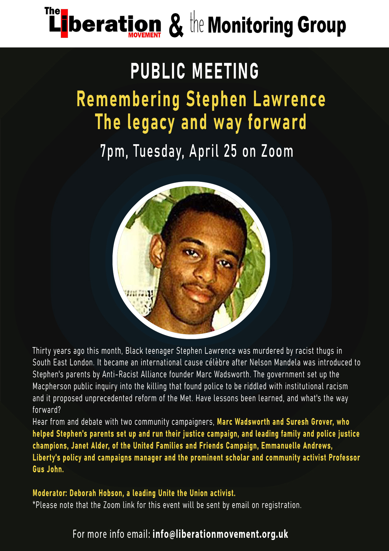 The Liberation Movement – Nothing about us, without us.